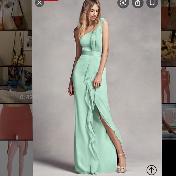 White by Vera Wang | Dresses | Vera Wang Prom Bridesmaid Dress | Poshmark